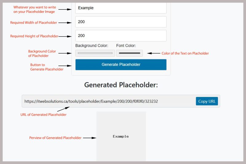 Free Placeholder Image Generator - IT Web Solutions Brampton Best Web ...